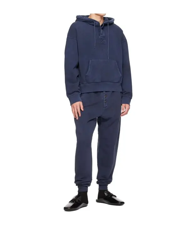 ENTIRE STUDIOS Distressed Hooded Sweatshirt