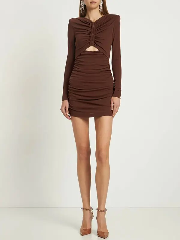 Roland Mouret Pleated Mini Dress