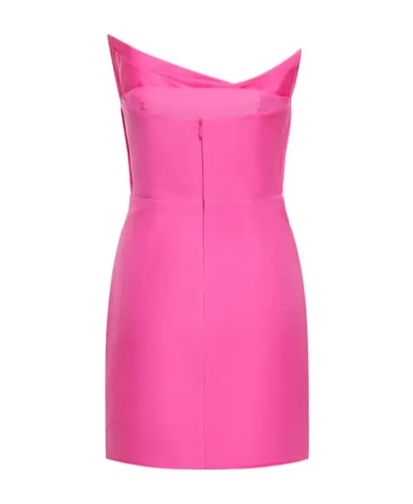 Roland Mouret Mini Dress With Asymmetrical Neckline