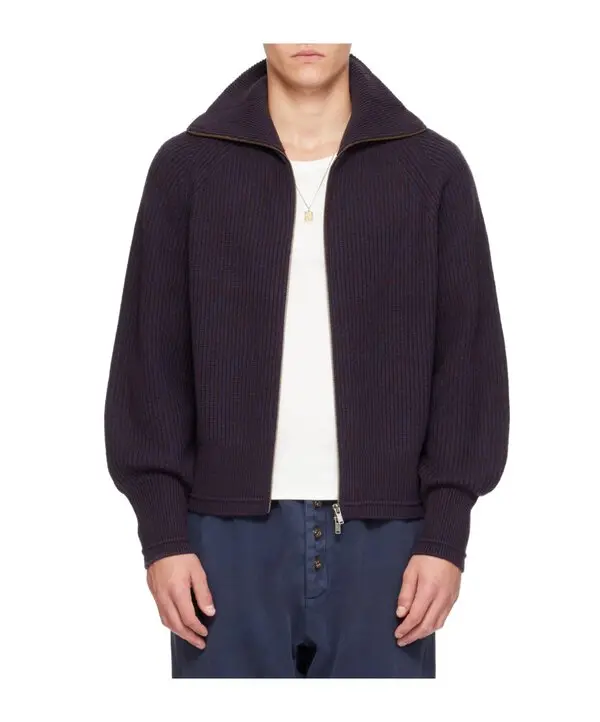 ENTIRE STUDIOS Zip-up Knit Cardigan