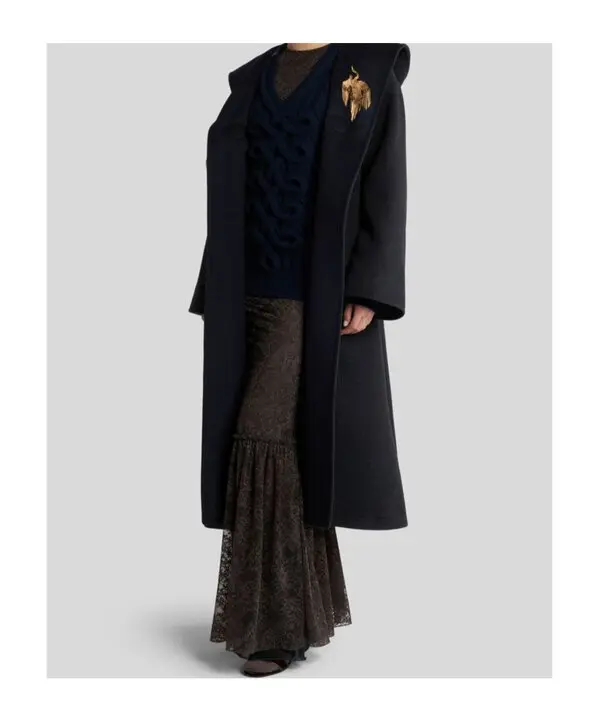 Etro Ribbed Wool-blend Sweater With Woven Detailing