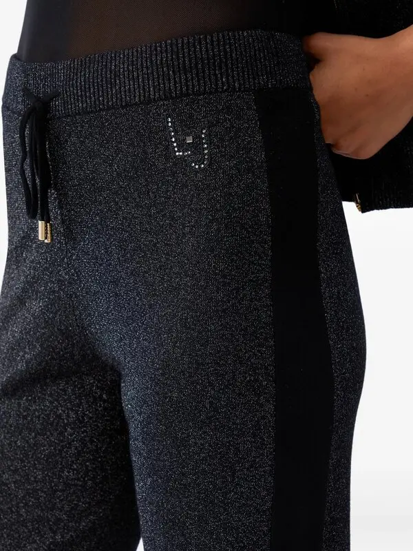 Liu Jo Drawstring Waist Casual Pants - Black