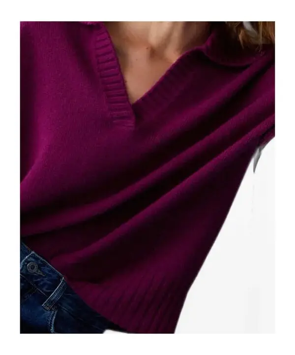 Liu Jo V-neck Collared Jumper