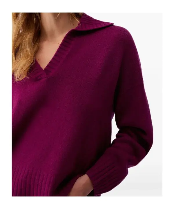 Liu Jo V-neck Collared Jumper