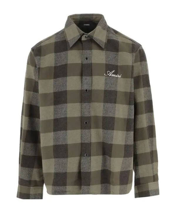Amiri Checked Long-sleeved Shirt