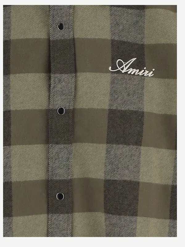 Amiri Checked Long-sleeved Shirt