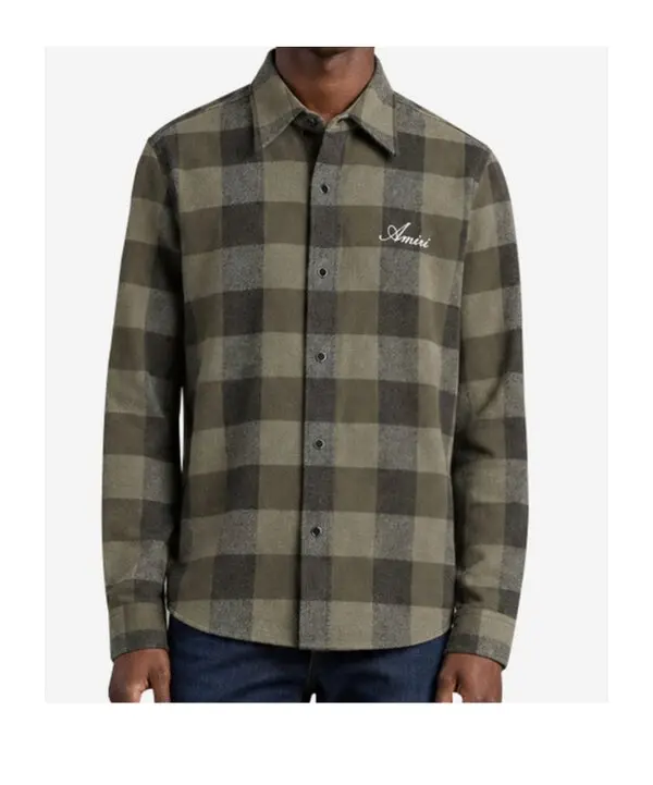 Amiri Checked Long-sleeved Shirt