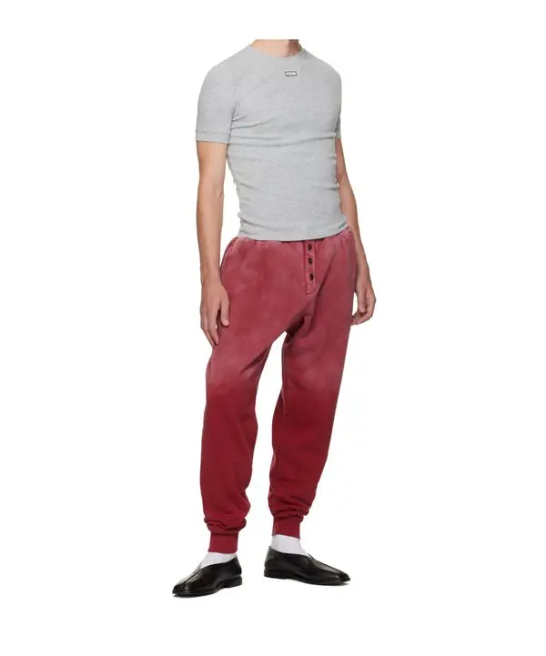 ENTIRE STUDIOS Single-button Detail Sweatpants