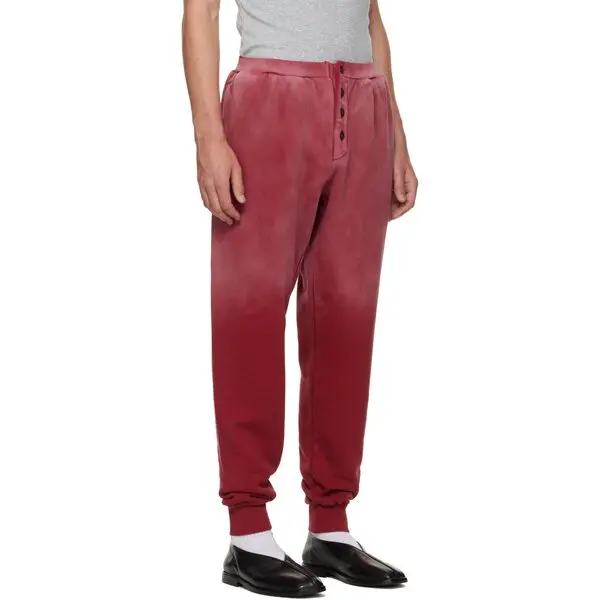ENTIRE STUDIOS Single-button Detail Sweatpants