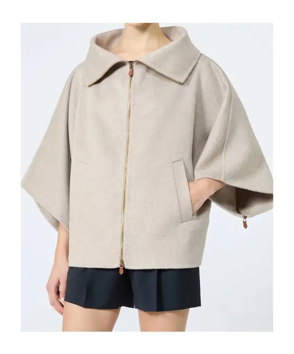Max Mara Double Cashmere Cropped Coat