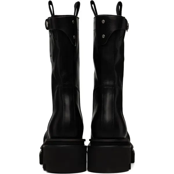 Rick Owens Platform Leather Boots