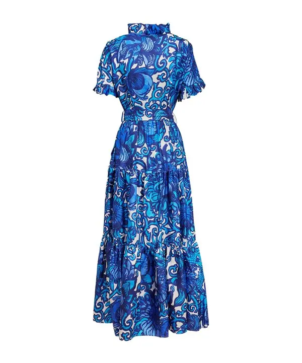 La DoubleJ Belted Waist Mid-calf Length Dress
