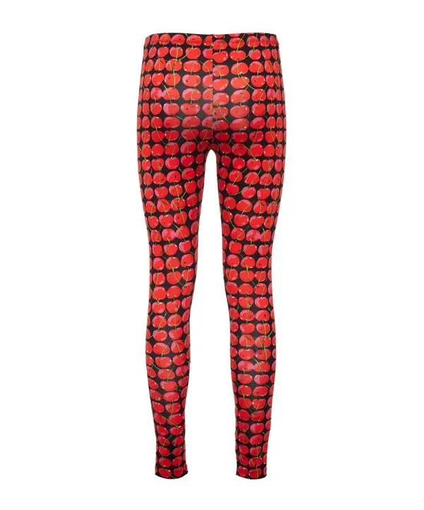 La DoubleJ Cherry-print Mid-rise Leggings