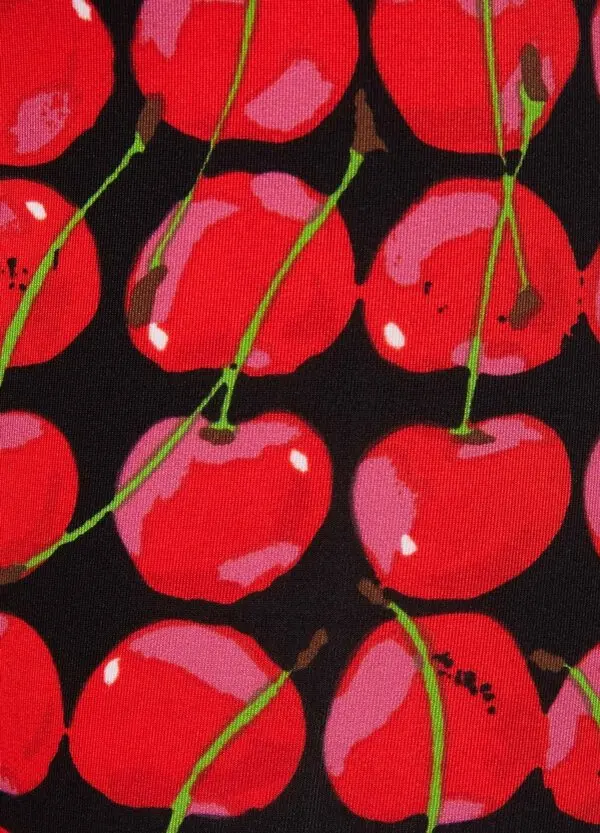 La DoubleJ Cherry-print Mid-rise Leggings