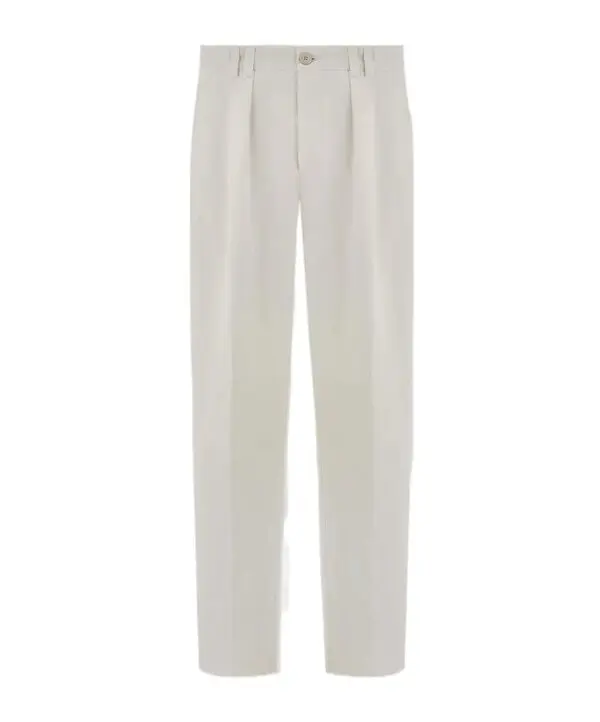 Canali Pleated Straight-leg Trousers