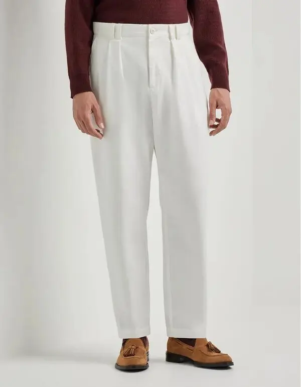 Canali Pleated Straight-leg Trousers
