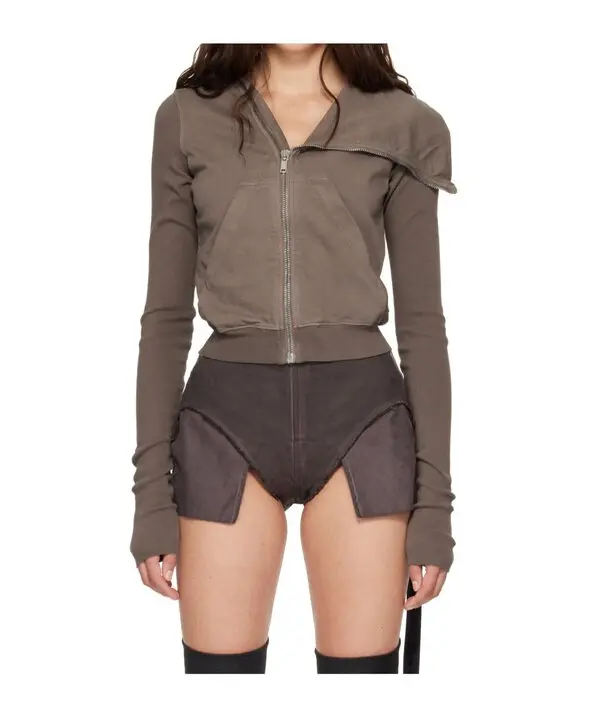 Rick Owens Asymmetric Zip Sweatshirt