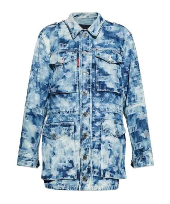 Dsquared2 Monogram Denim-field Jacket