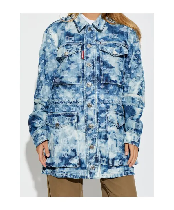 Dsquared2 Monogram Denim-field Jacket