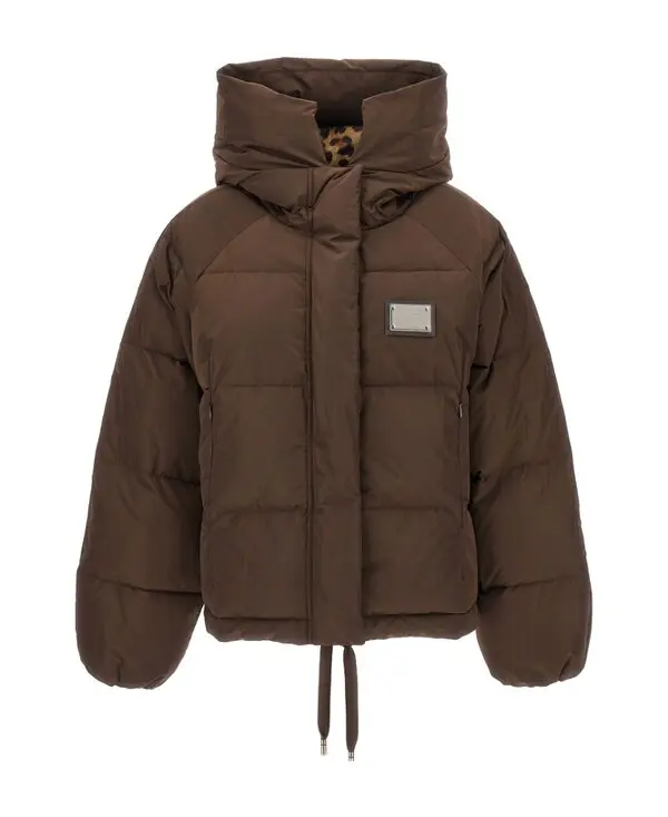 Dolce & Gabbana Dolce Gabbana Logo Plaque Down Jacket