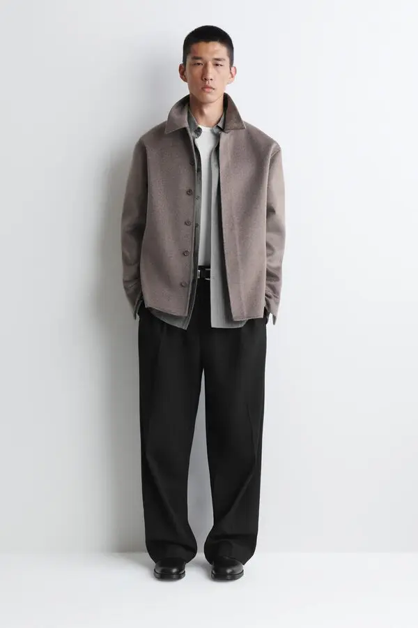Cos Double-faced Cashmere Shirt