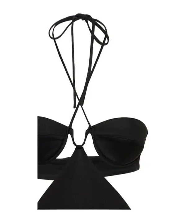 Stella McCartney Bra Top Fluid Balloon Midi Dress
