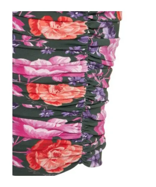 Magda Butrym Exclusive Print Ruched Mini Dress