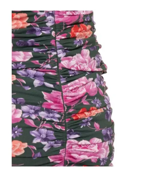 Magda Butrym Exclusive Print Ruched Mini Dress