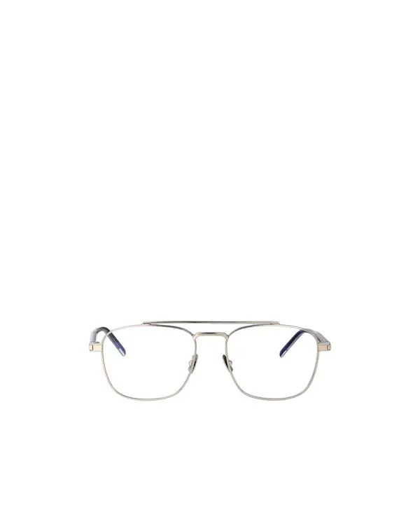 Saint Laurent Double-bridge Square-frame Glasses