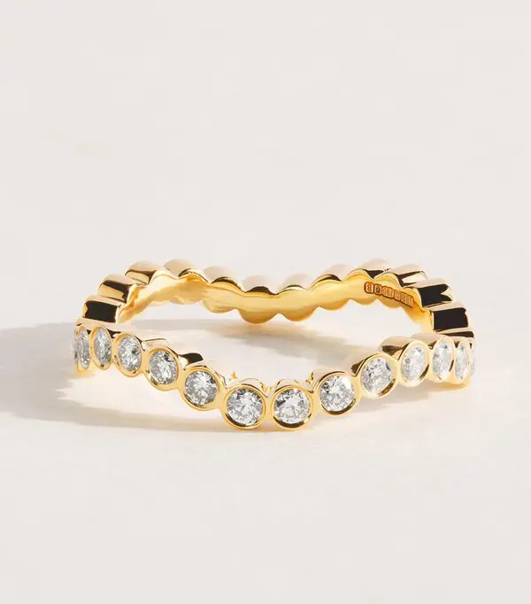 Sophie Bille Brahe Gold And Diamond Dentelle De Diamant Ring