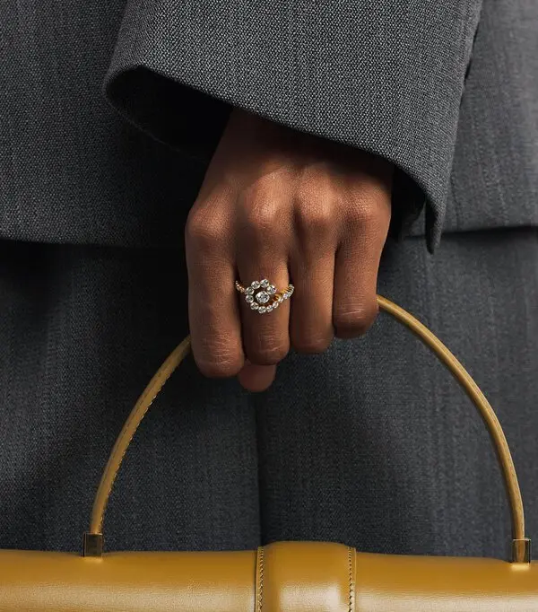 Sophie Bille Brahe Gold And Diamond Classic Ring