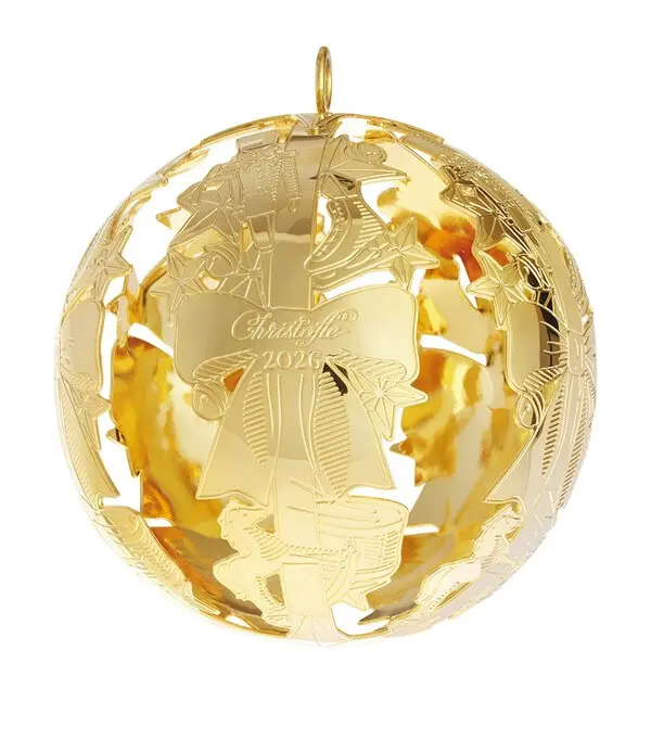 Christofle Gilded Sous Le Sapin 2026 Bauble