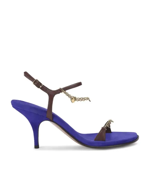 Chloé Suede Zia Heeled Sandals 80