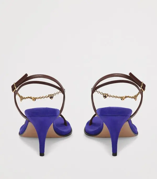 Chloé Suede Zia Heeled Sandals 80