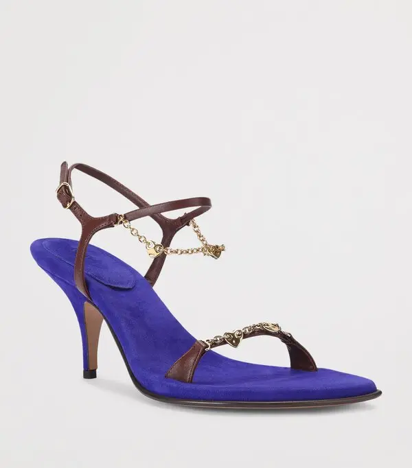 Chloé Suede Zia Heeled Sandals 80