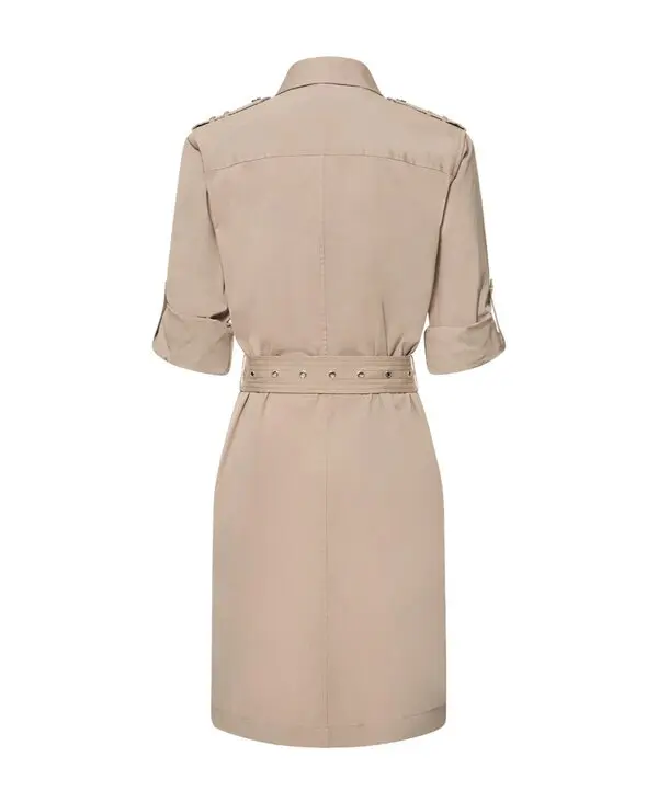 Michael Kors Belted Tooling Mini Dress