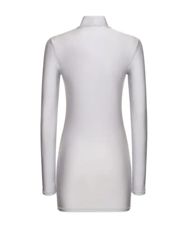 Coperni High-necked Long-sleeved Mini Dress
