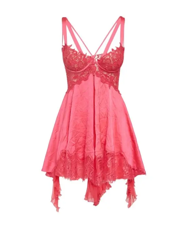 Versace Lace Mini Dress