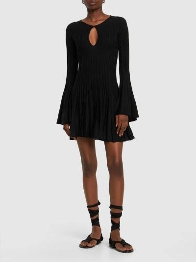 Blumarine Pleated Skirt Dress