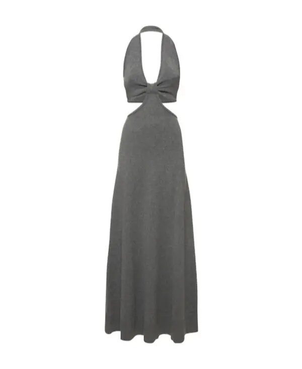 Michael Kors Knitted Long Hollow Dress
