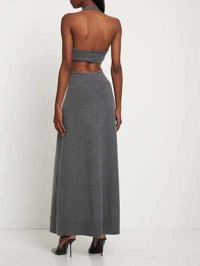 Michael Kors Knitted Long Hollow Dress
