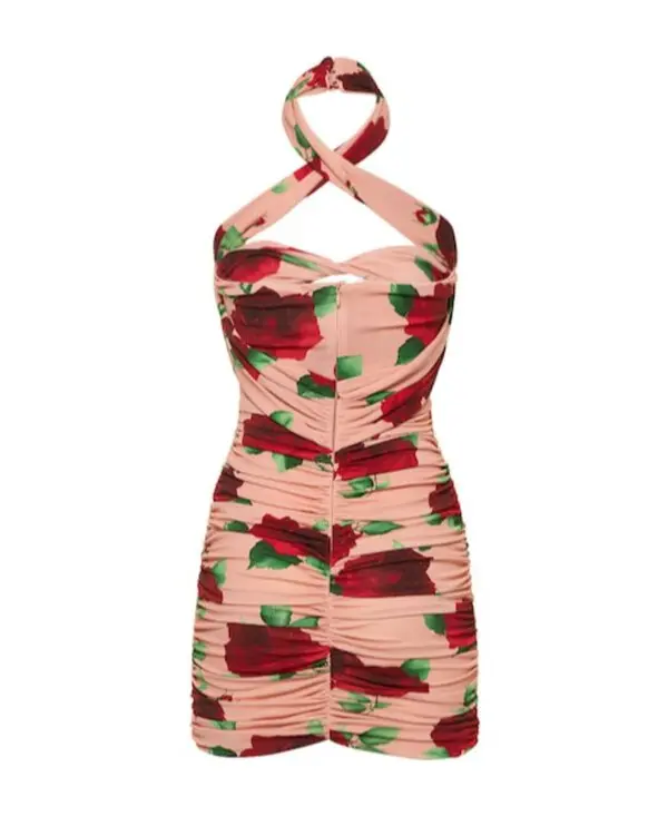 Magda Butrym Hollowed-out Mini Dress