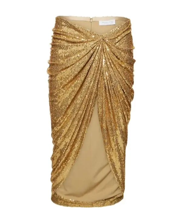 Michael Kors Sequin-wrapped Mid-length Skirt