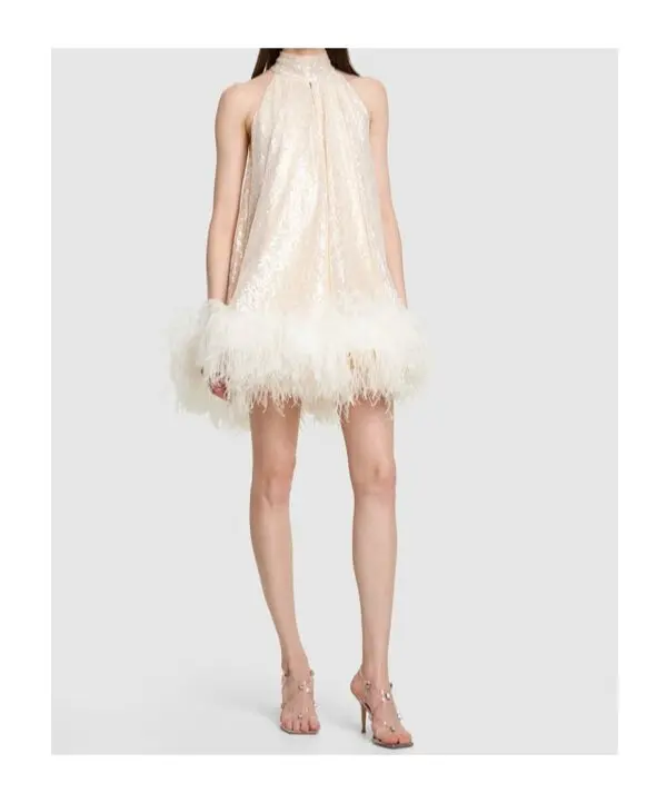 16Arlington Sequined Feather Dress