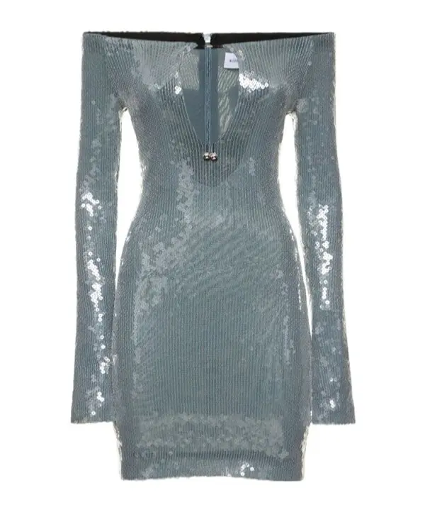 16Arlington Sequined Tie-up Dress