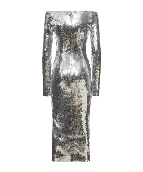 16Arlington Sequined Tie-up Dress