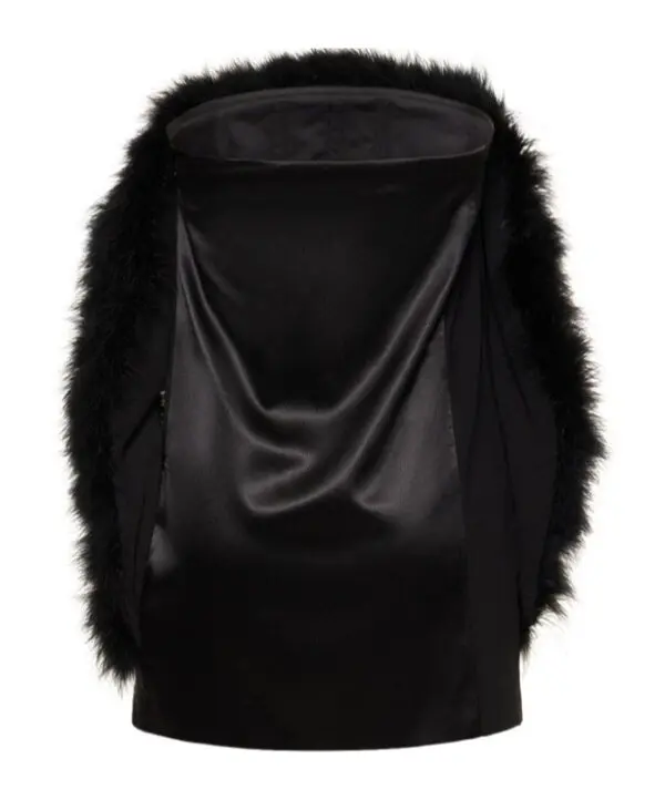 16Arlington Feather-trimmed Dress