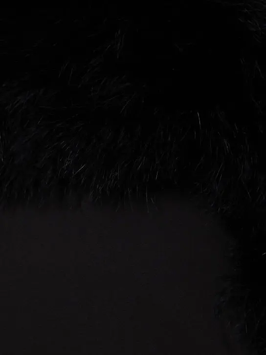 16Arlington Feather-trimmed Dress