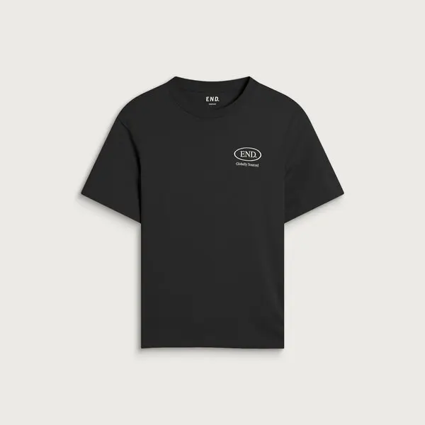 END. Worn Established T-shirt - Cinder Black