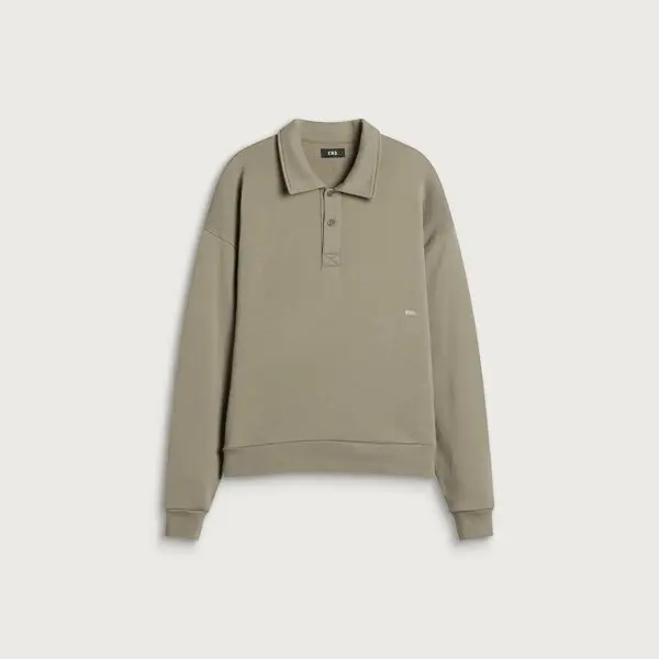 END. Signature Fleece Polo - Khaki
